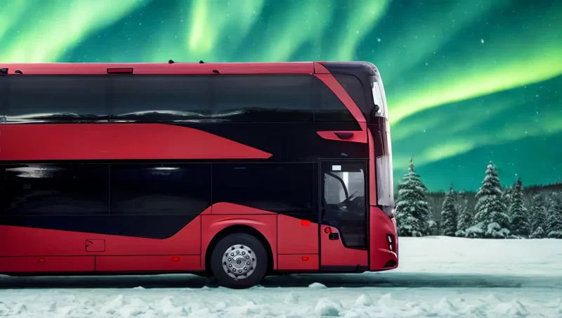 Aurora Express Night Bus : Rovaniemi-Tromsø (Both direction ...